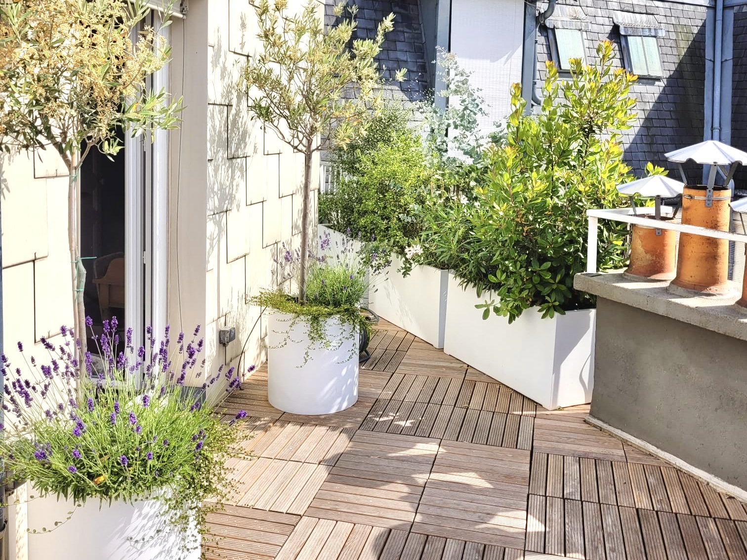 Végétalisation de balcon, terrasse, cour, jardin de ville • Jeannot en ...